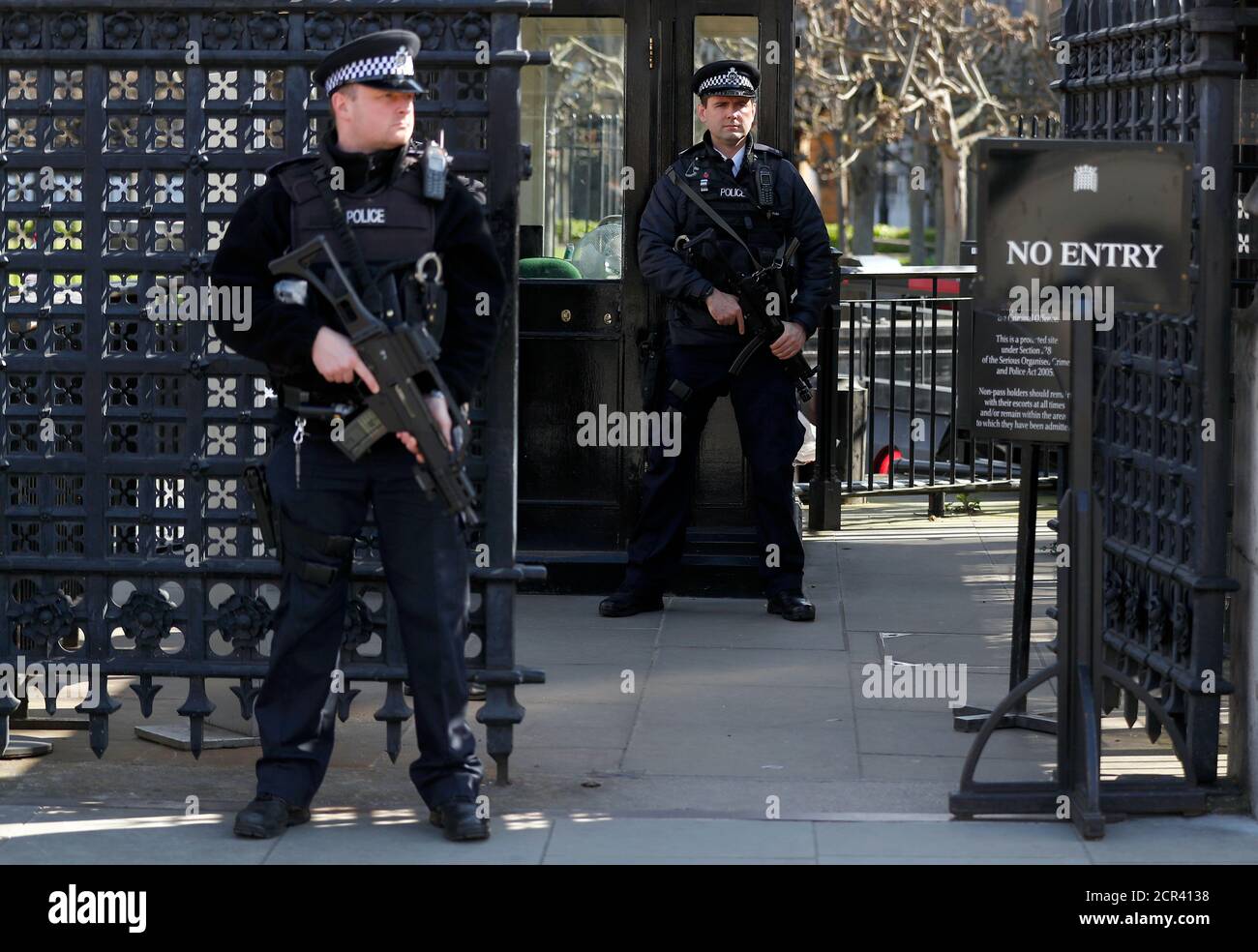 Armed police carriage gates hi-res stock photography and images - Alamy