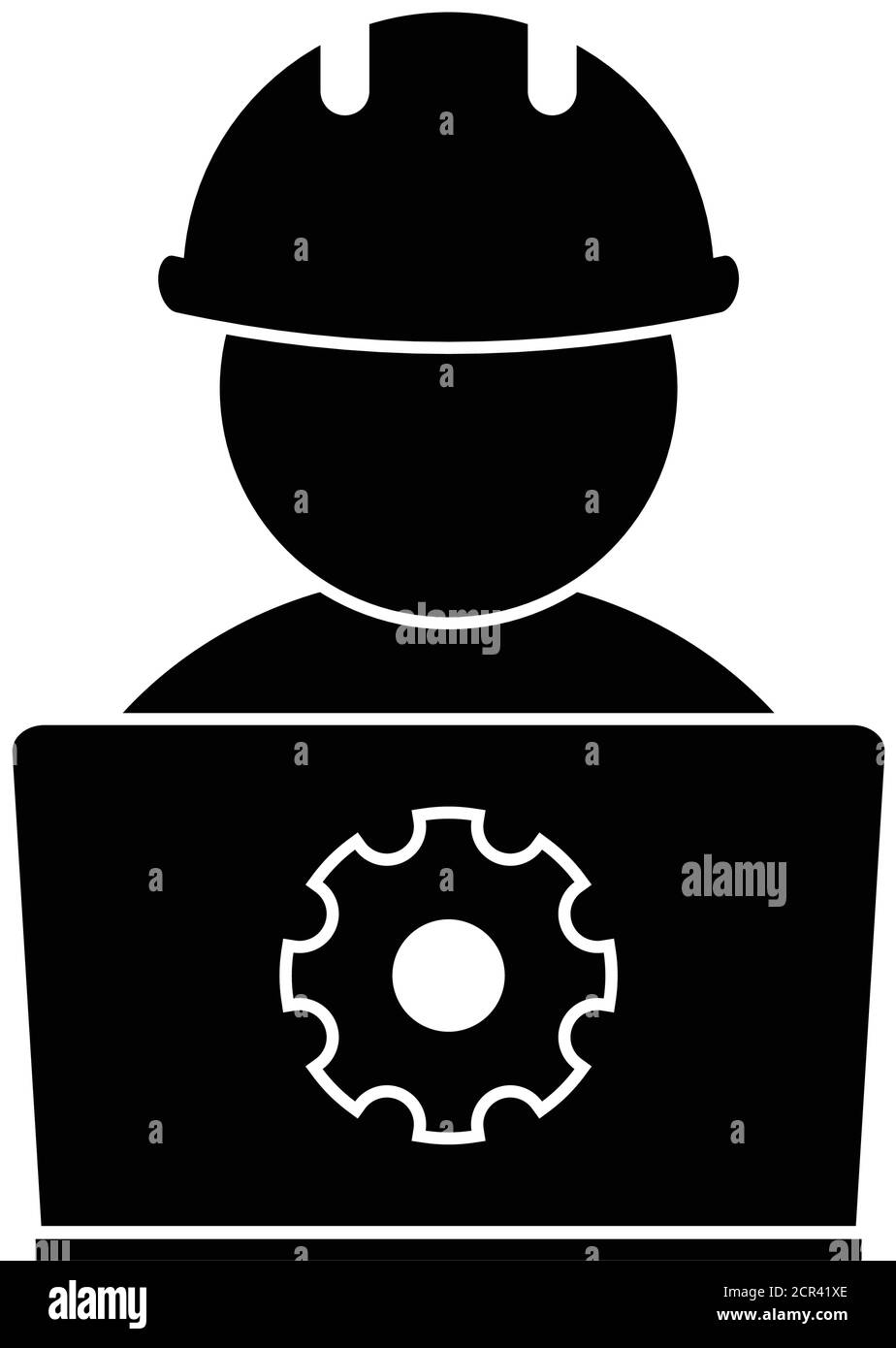 Computer engineering. Computer repairing, fix computer, internet icon ...