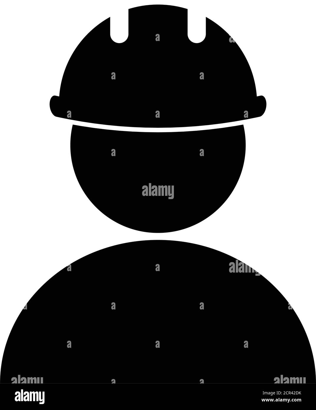 hard hat icon. working helmet icon with repair vector Stock Vector ...
