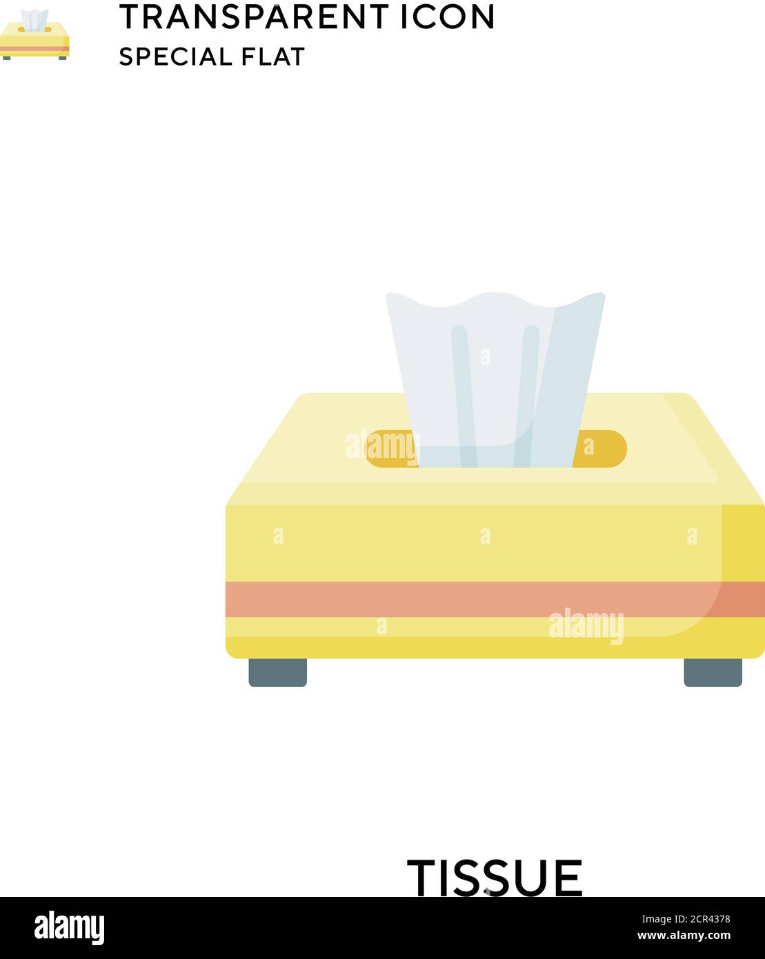 Tissue vector icon. Flat style illustration. EPS 10 vector Stock Vector ...