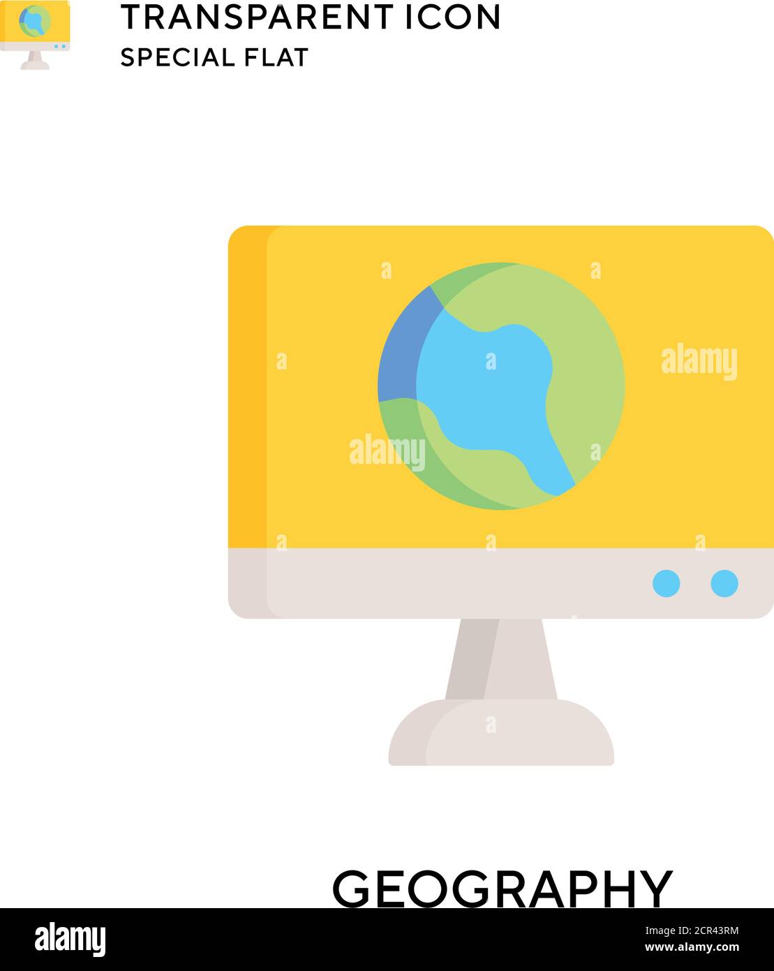 Geography vector icon. Flat style illustration. EPS 10 vector Stock ...