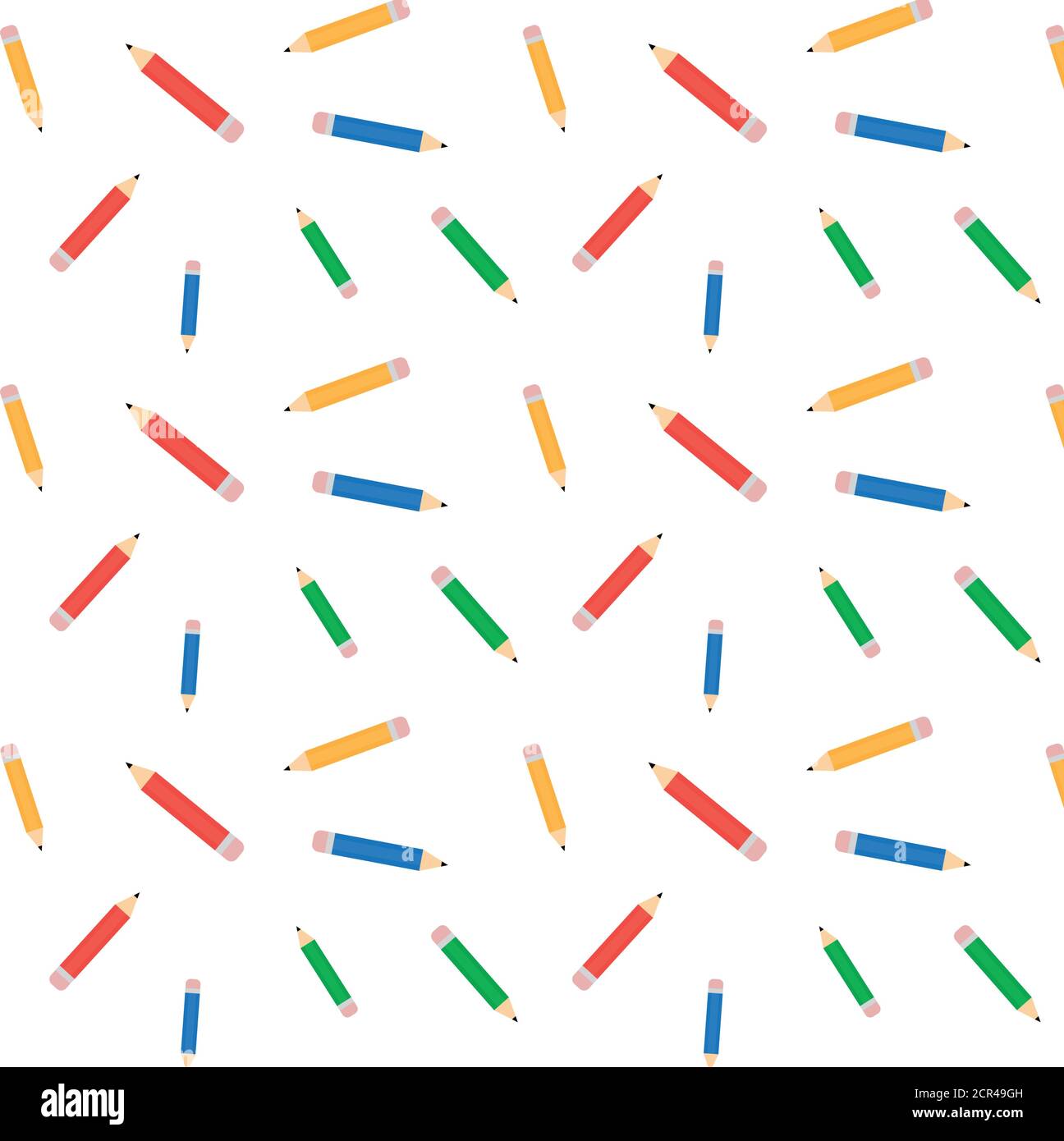 seamless pencil pattern. back to school Pattern. Background Stock ...