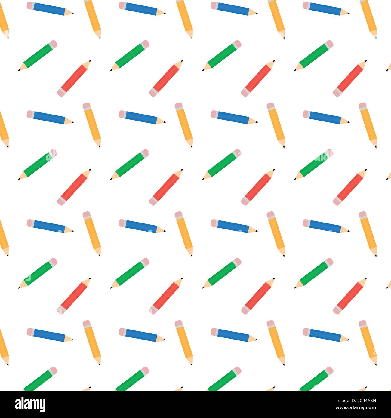 seamless pencil pattern. back to school Pattern. Background Stock ...