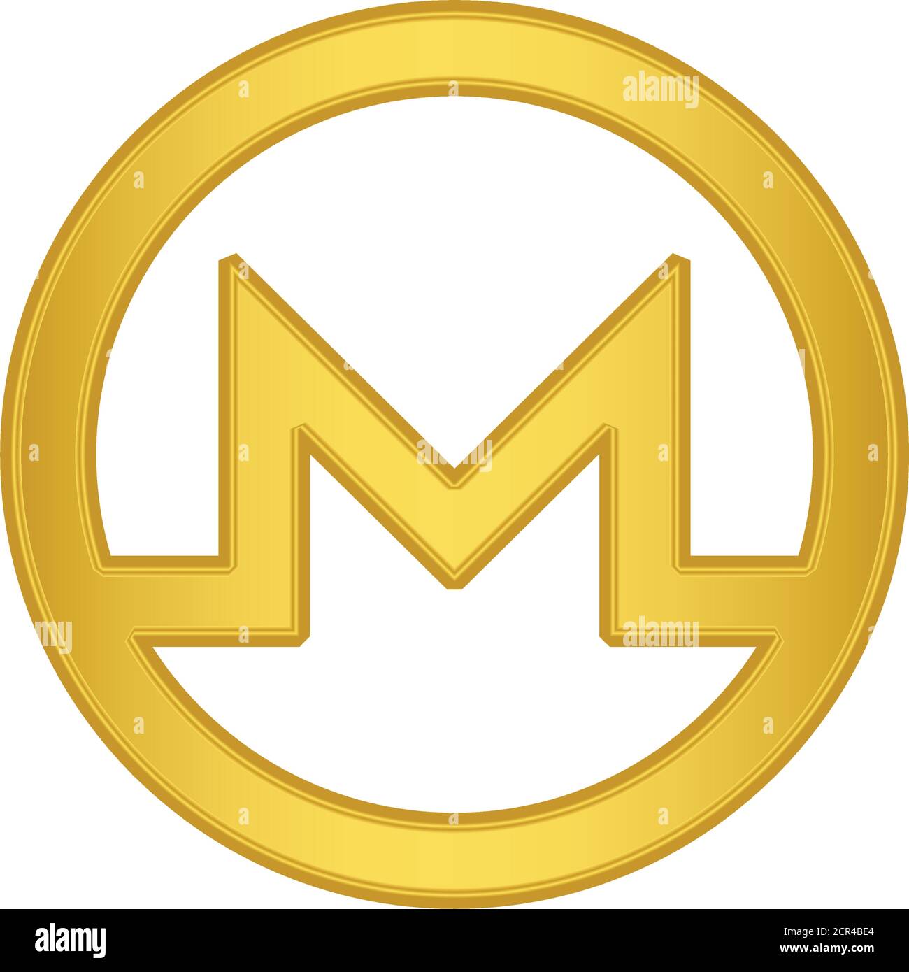 Monero icon Stock Vector Images - Alamy