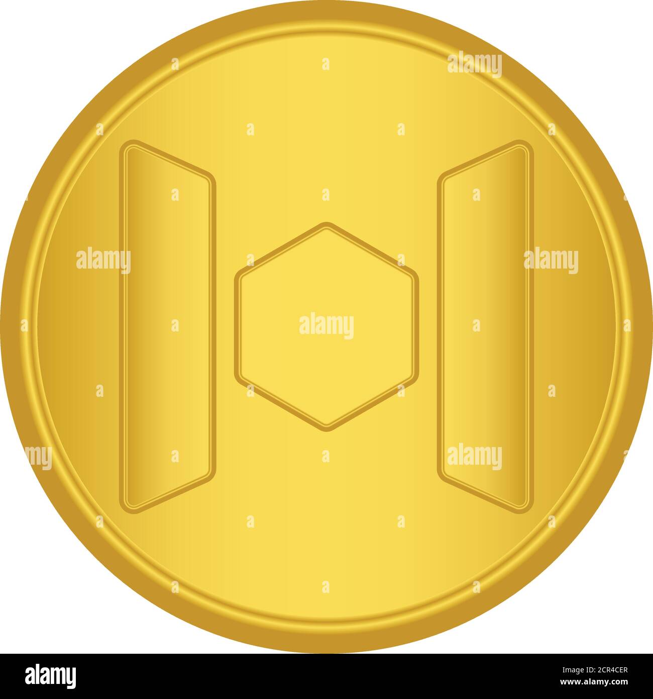 Gold Mixin coin icon. golden Cryptocurrency coin money. blockchain ...