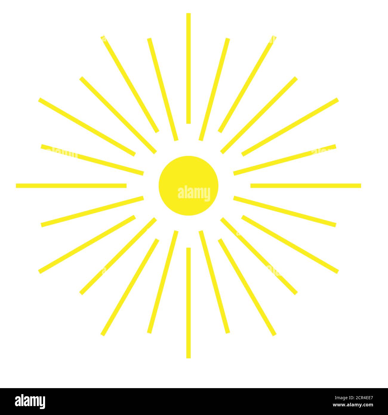 Sun rays icon. Sunburst icon Stock Vector Image & Art - Alamy