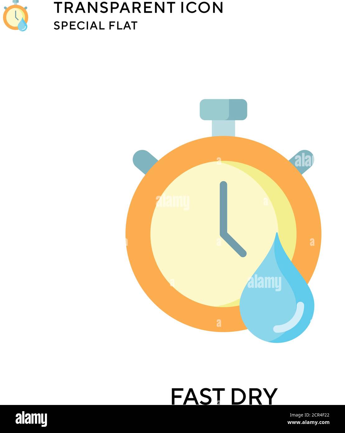 Quick dry icon Stock Vector Images - Alamy