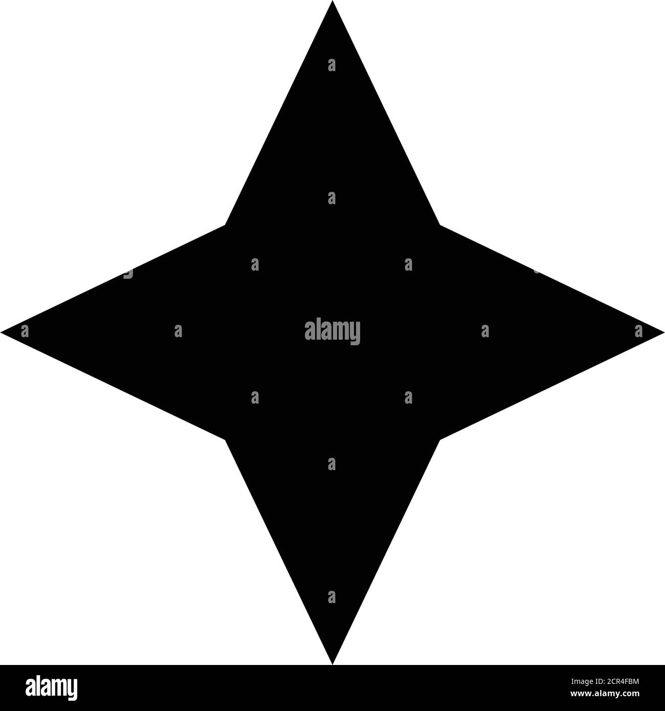 Black star - vector icon Stock Vector Image & Art - Alamy