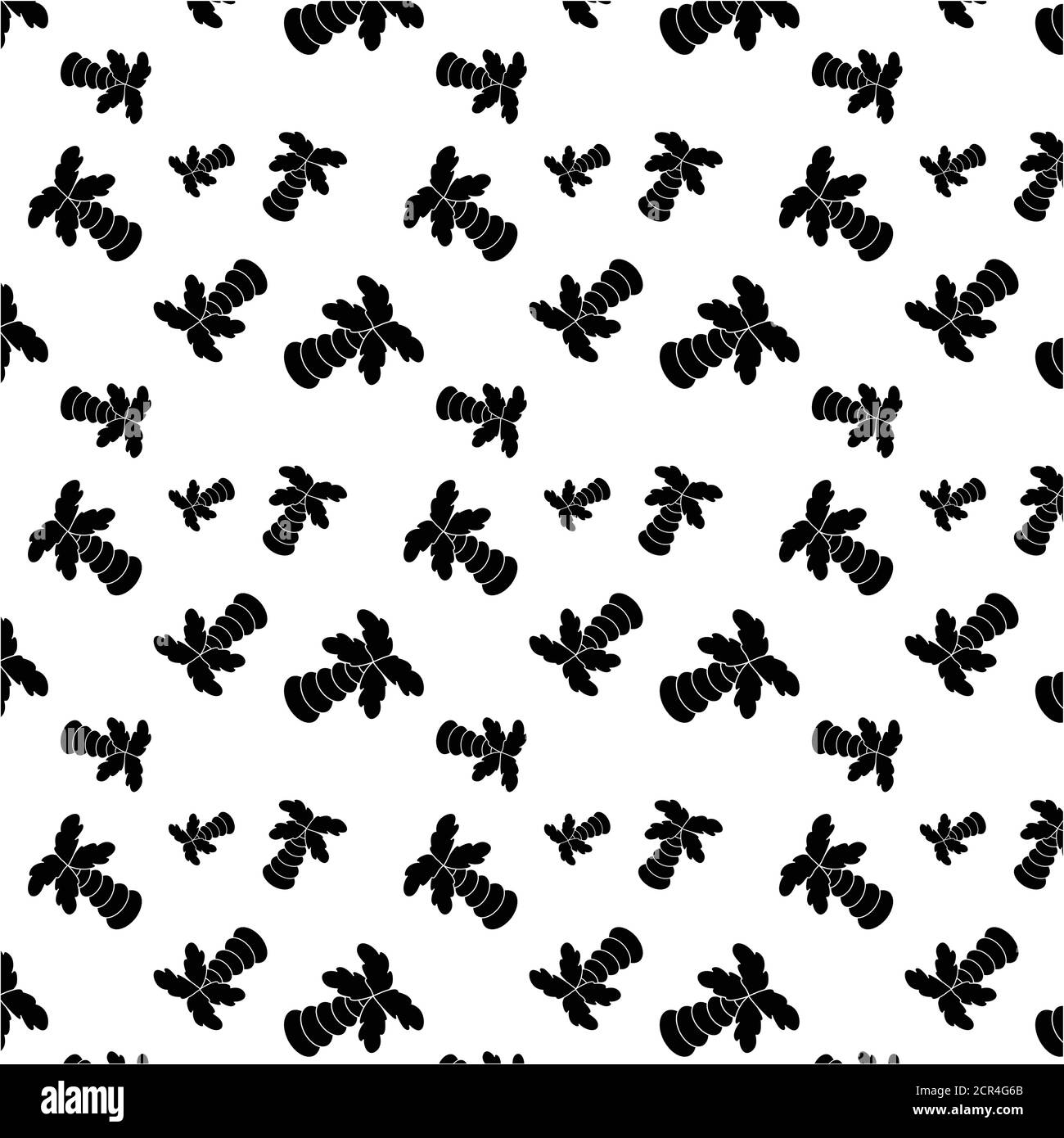 palm coconut tree Seamless Pattern vector Stock Vector Image & Art - Alamy