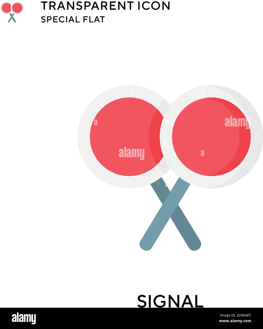 Signal vector icon. Flat style illustration. EPS 10 vector Stock Vector ...