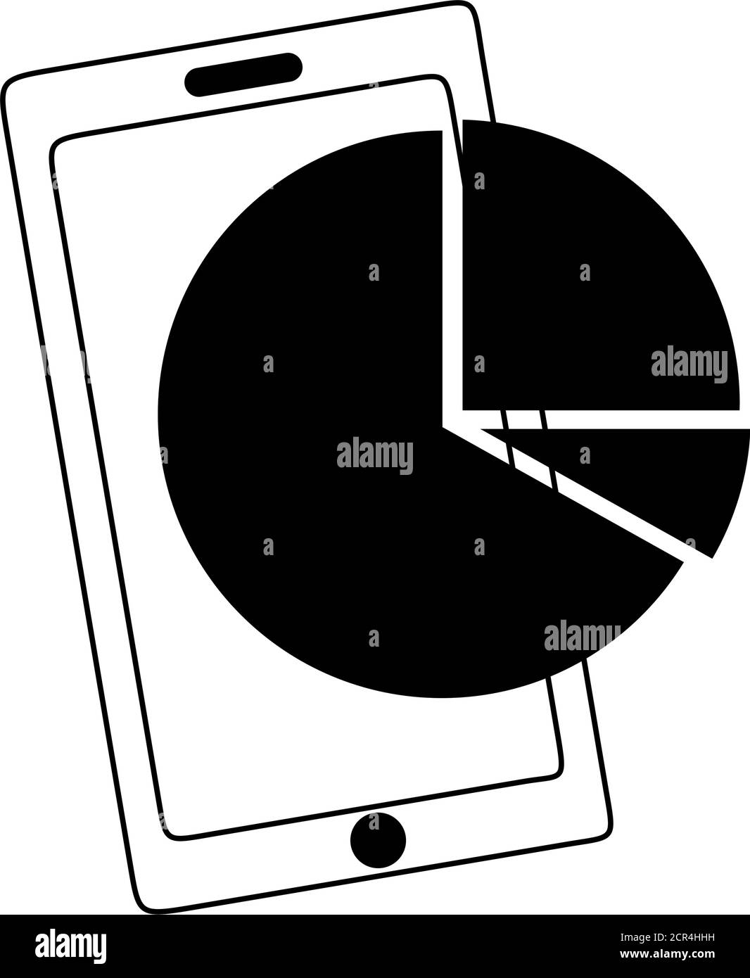 data analysis, smartphone pie chart report digital business strategy ...
