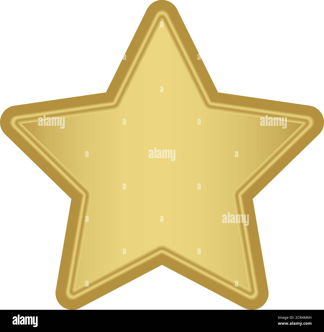 Gold star. Golden star vector Stock Vector Image & Art - Alamy