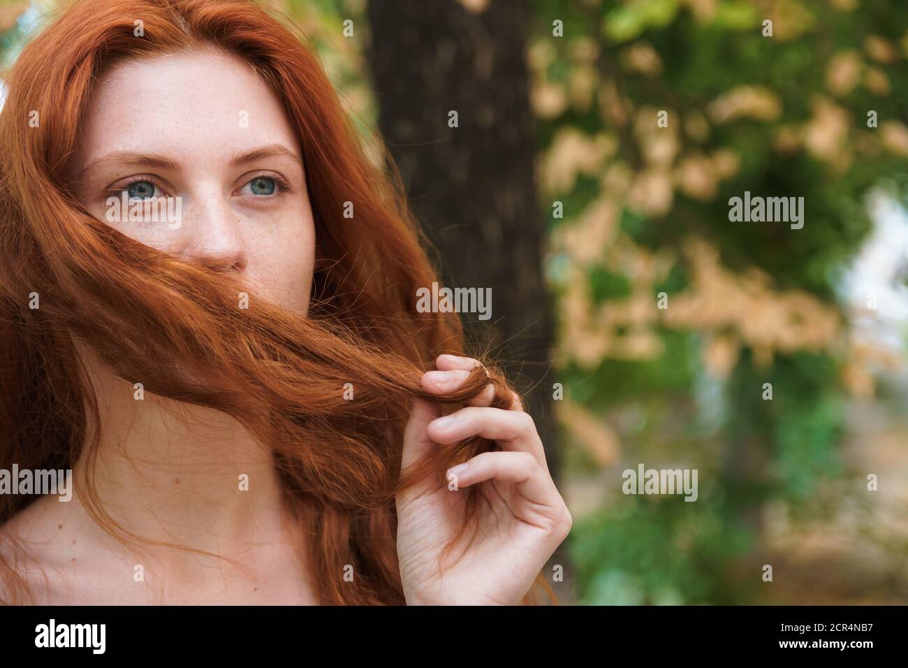 Ginger hair hand hand hi-res stock photography and images - Alamy