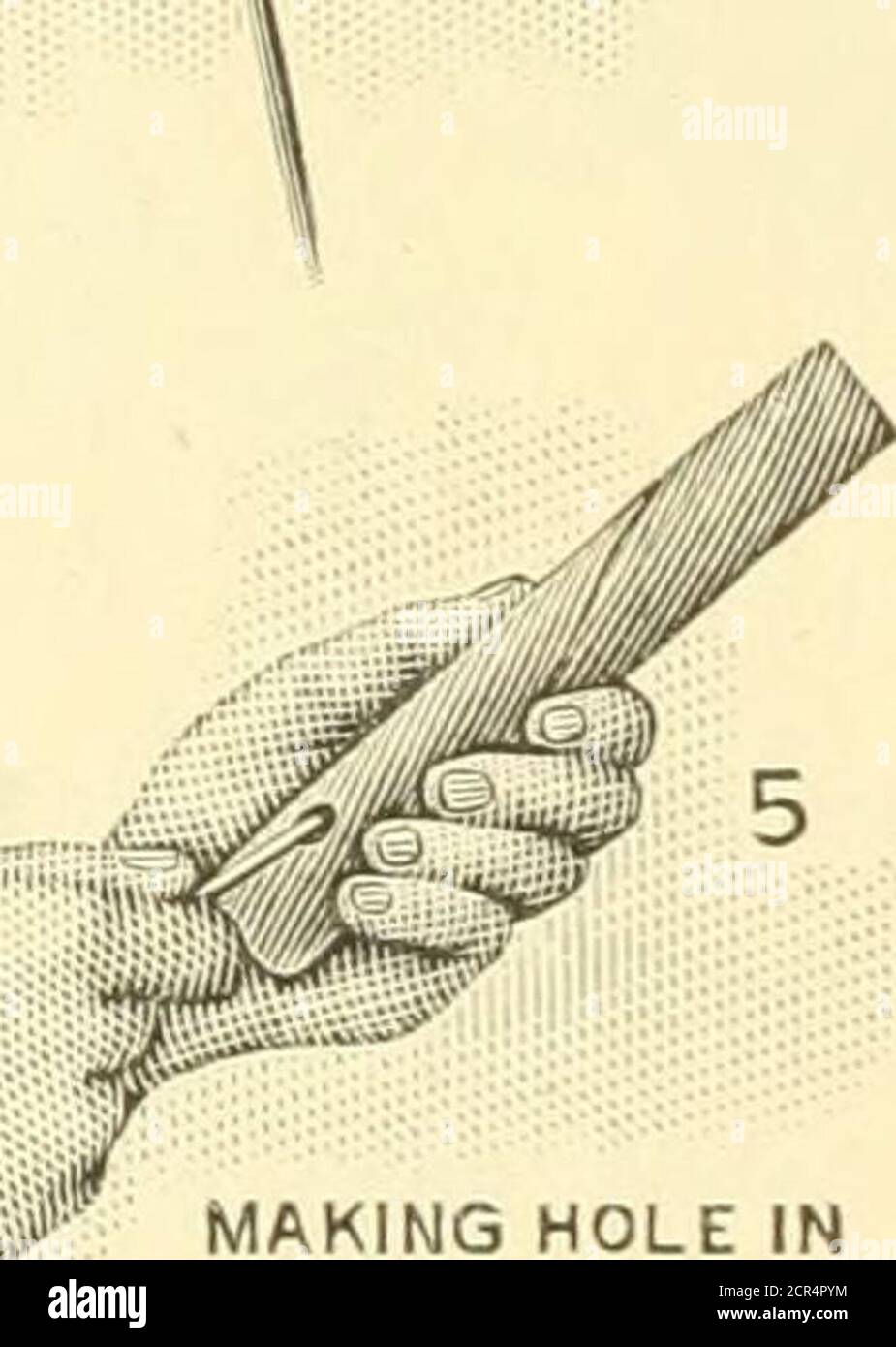 . Improving crop yields by the use of dynamite . PLACING CAP ON FUSE ...