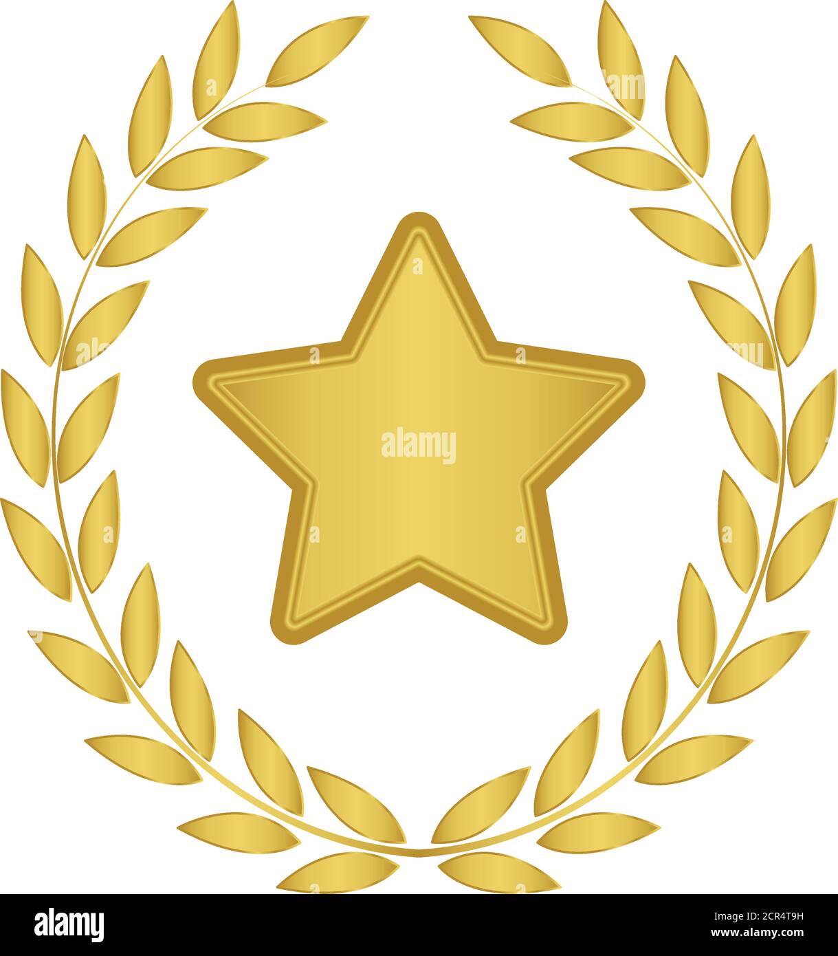 Golden laurel wreath hi-res stock photography and images - Alamy