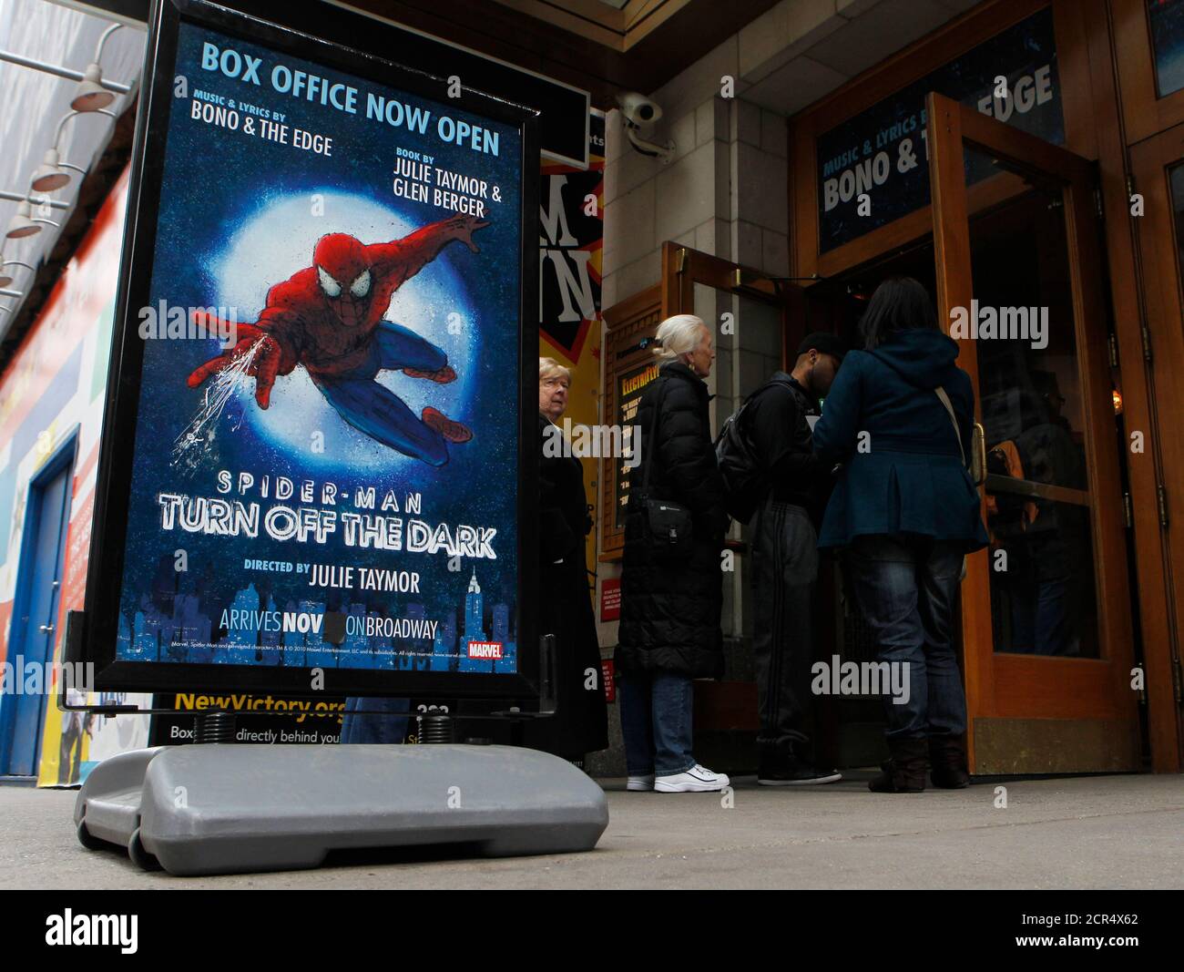 Spiderman turn off the dark musical hi-res stock photography and images ...