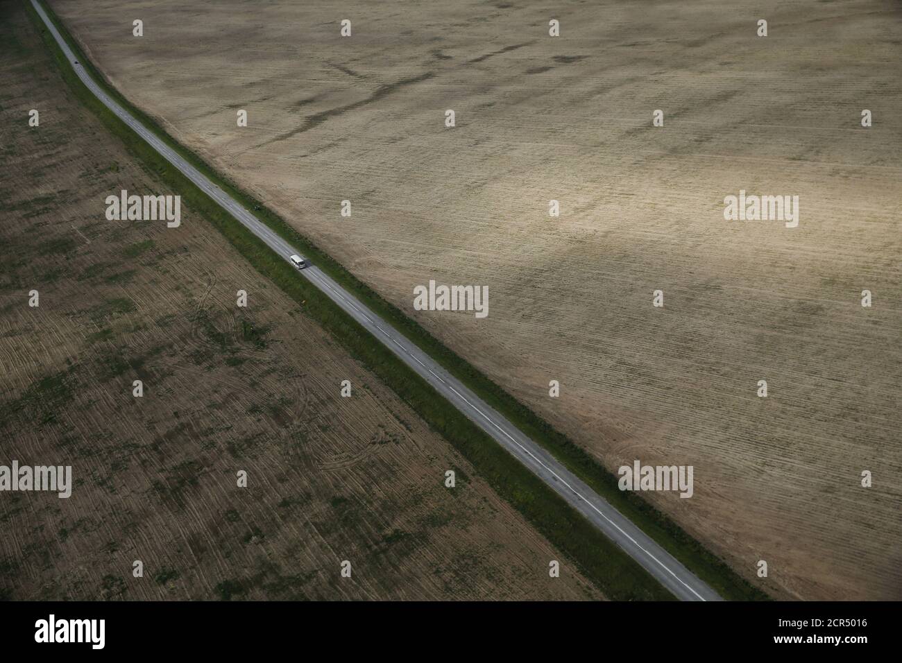 Aerial view of a bus hi-res stock photography and images - Alamy