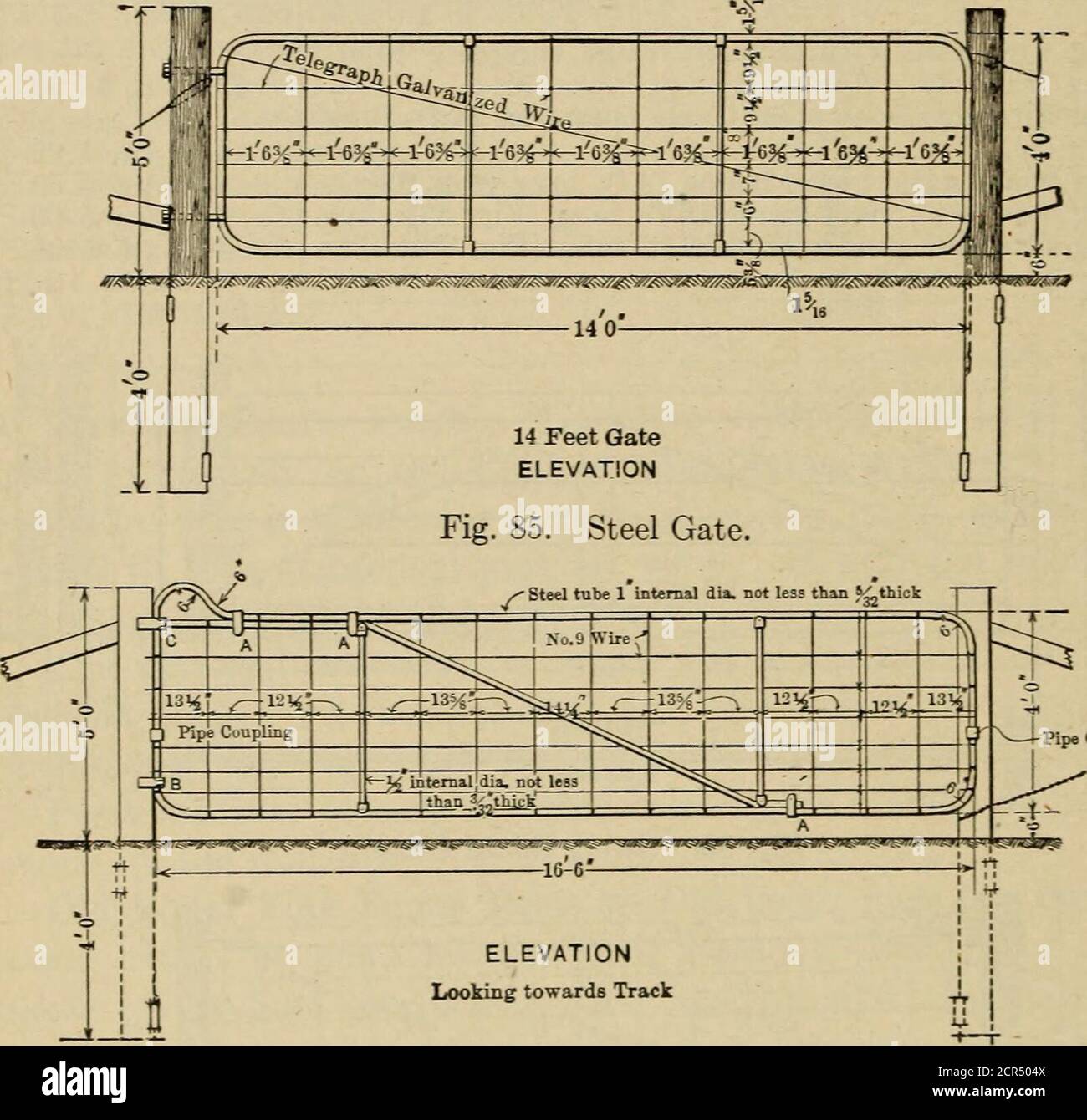 Wire and wood gates hi-res stock photography and images - Alamy