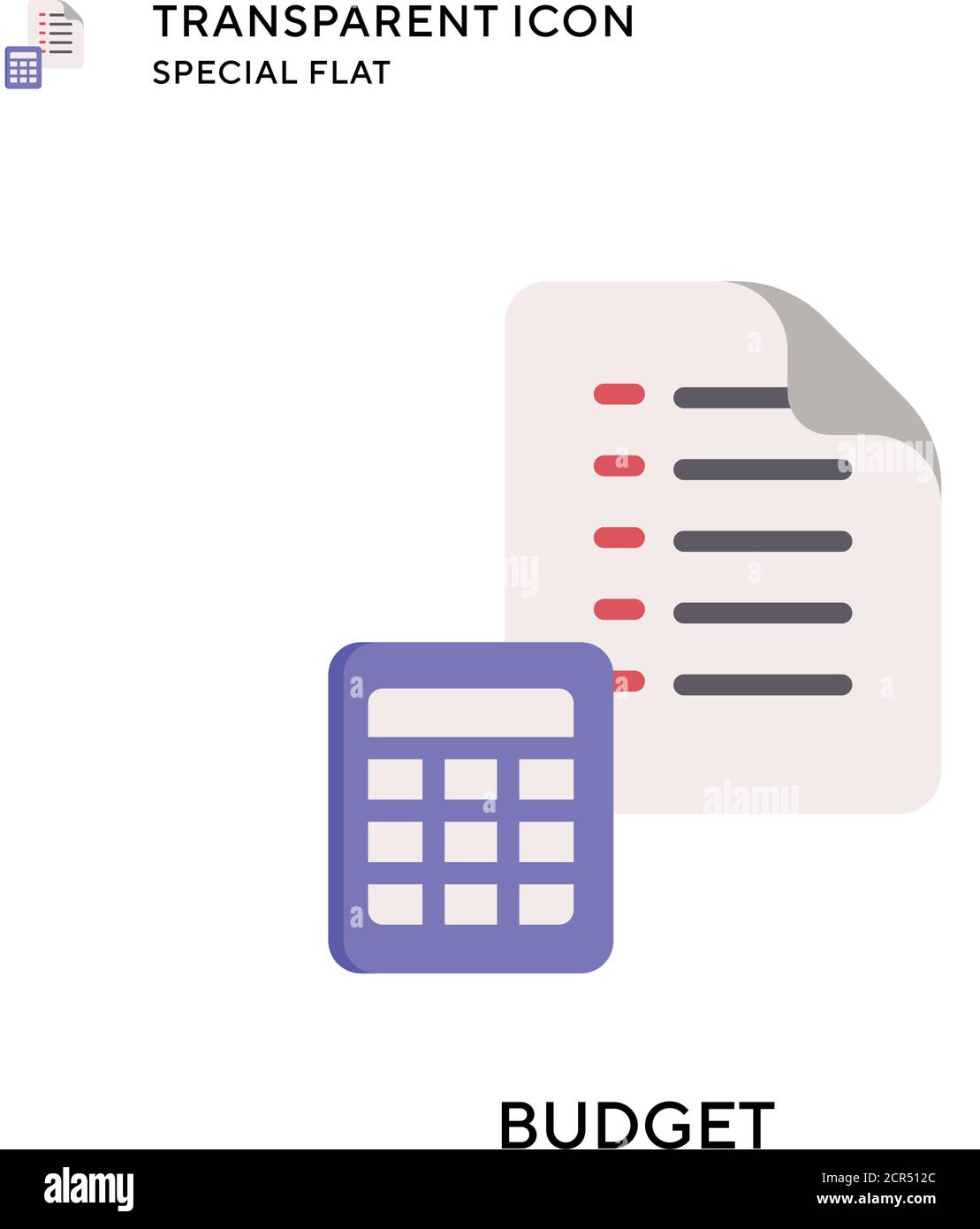 Budgeting calculation Stock Vector Images - Alamy