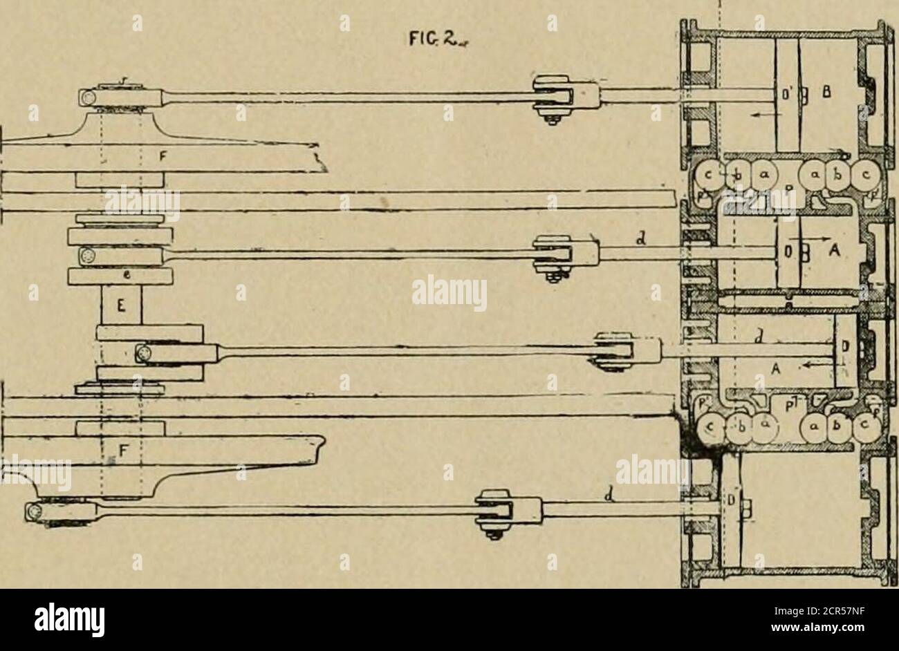 . Official proceedings . An end view and details of the cylinders and ...