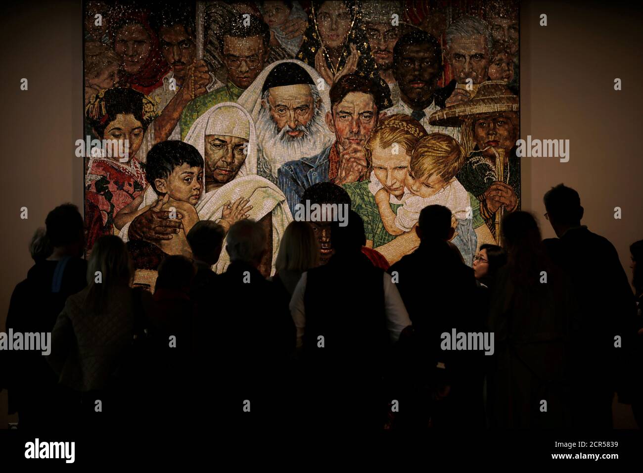 The golden rule rockwell hi-res stock photography and images - Alamy