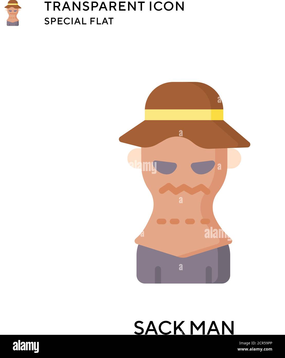 Man carrying large sack Stock Vector Images - Alamy