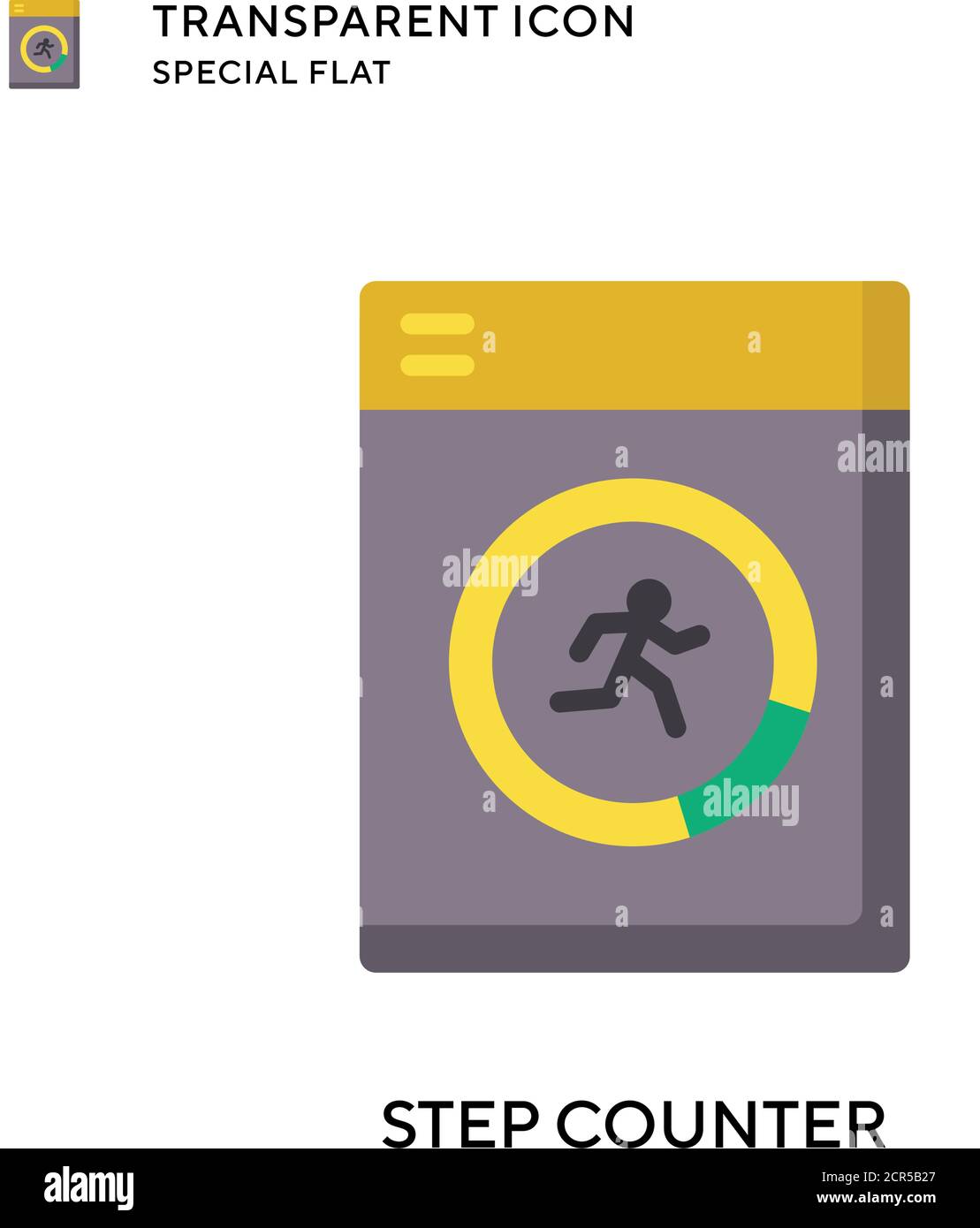 Step counter illustration hi-res stock photography and images - Alamy