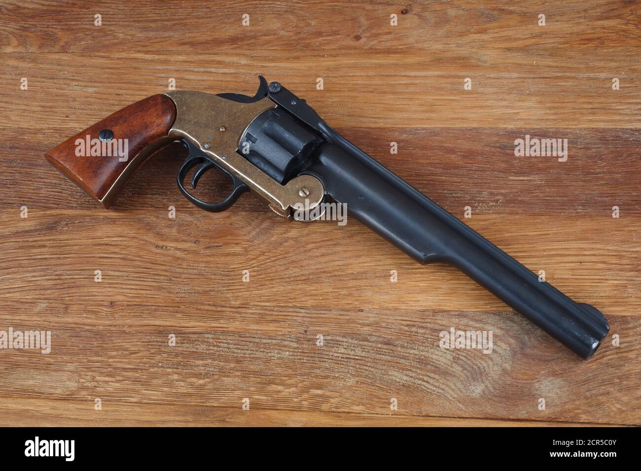 old west era .44 smith and wesson single action revolver isolated on ...