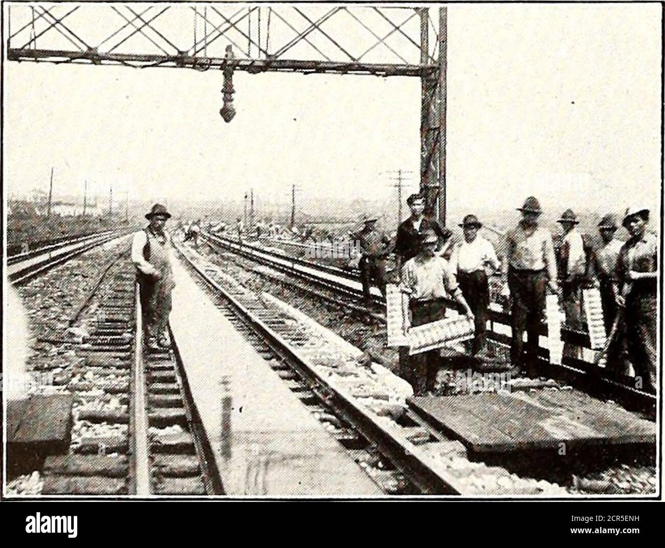 . Electric railway journal . FLAG STATION NO. 61 DRAIN THE ROADBED If ...