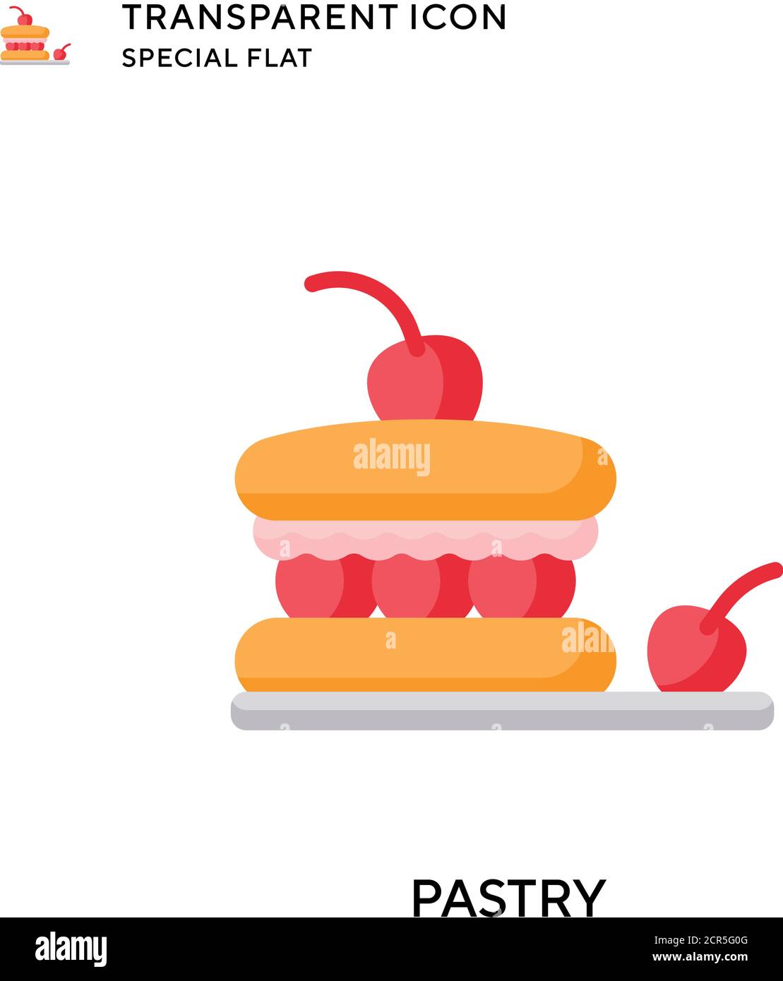 Pastries table Stock Vector Images - Alamy