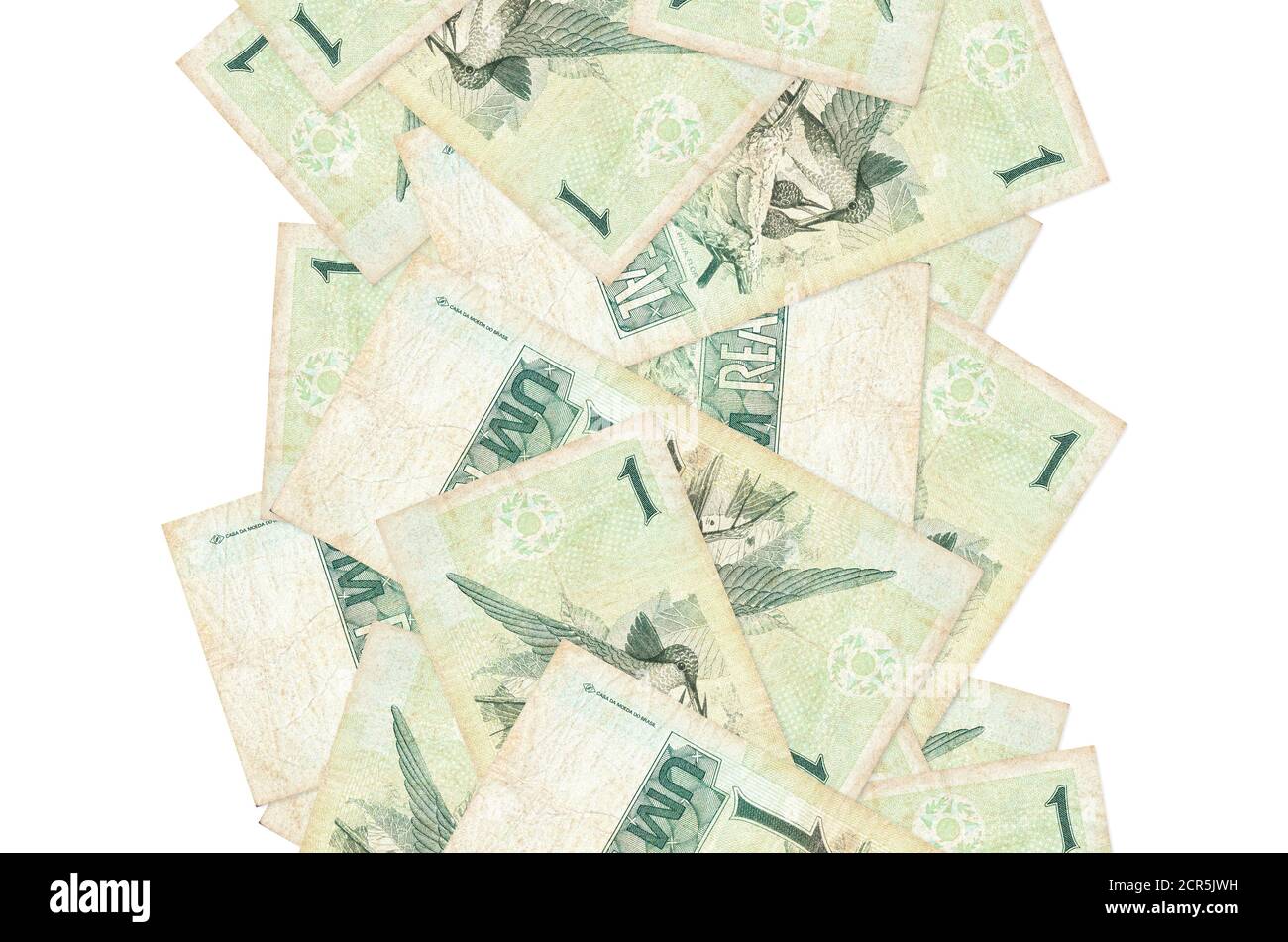 Brazilian real notes 1 real hi-res stock photography and images - Alamy