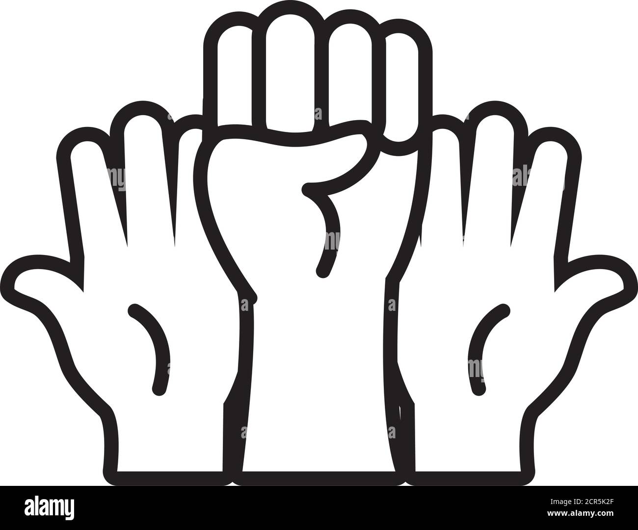 revolutions hands icon over white background, line style, vector ...