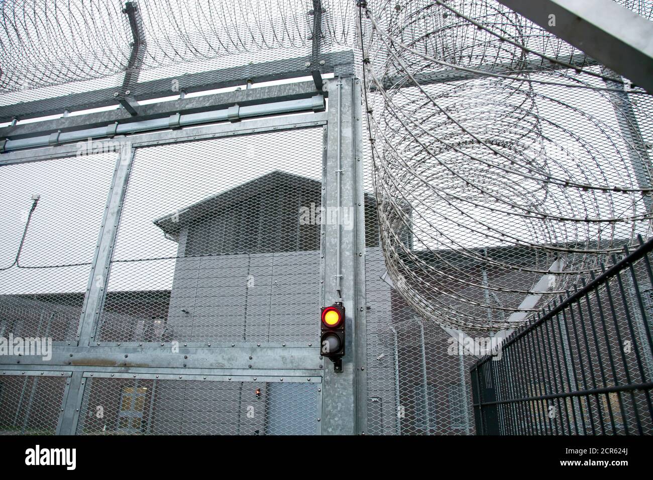 Prison, correctional facility, Düsseldorf, North Rhine-Westphalia ...