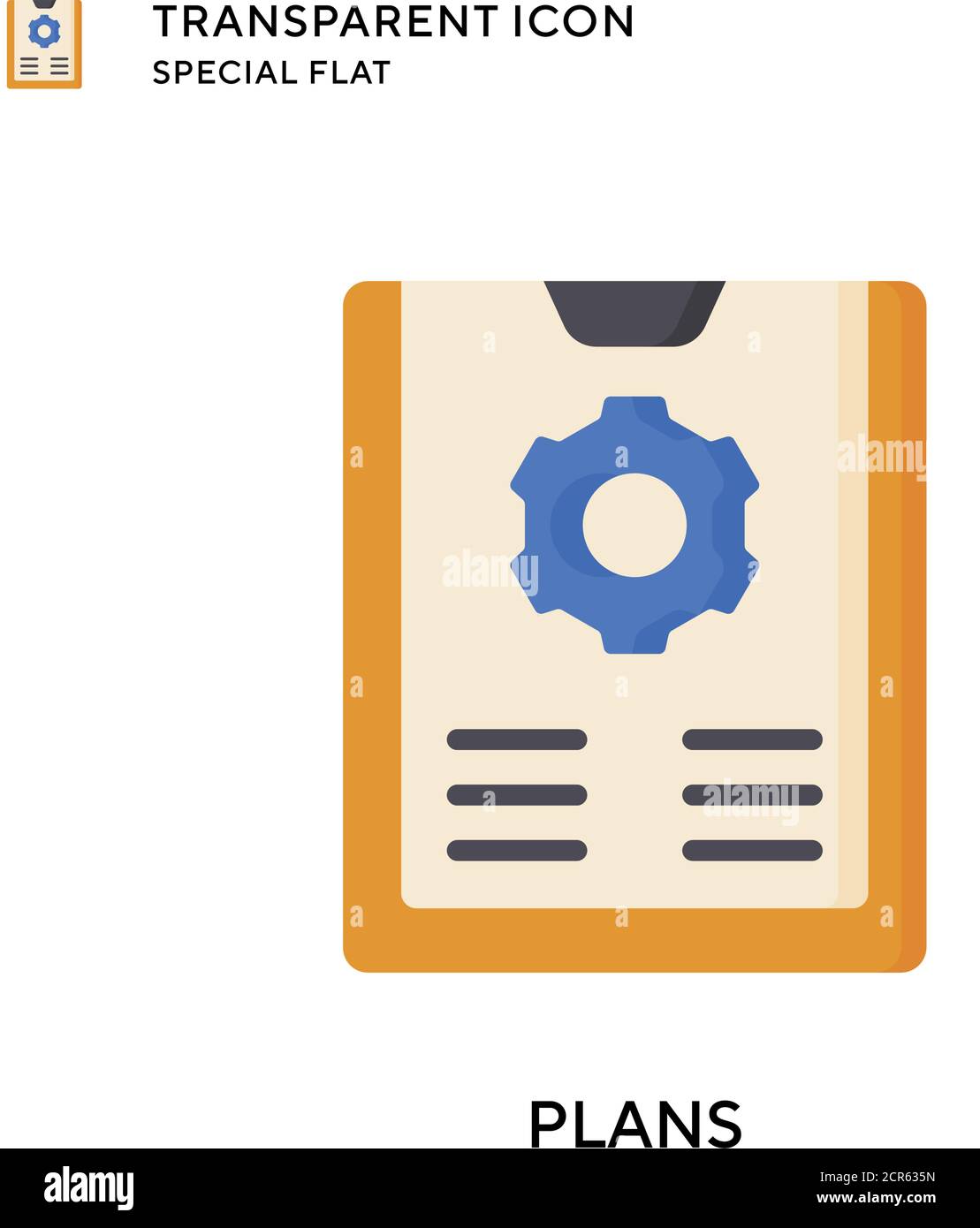 Plans vector icon. Flat style illustration. EPS 10 vector Stock Vector ...