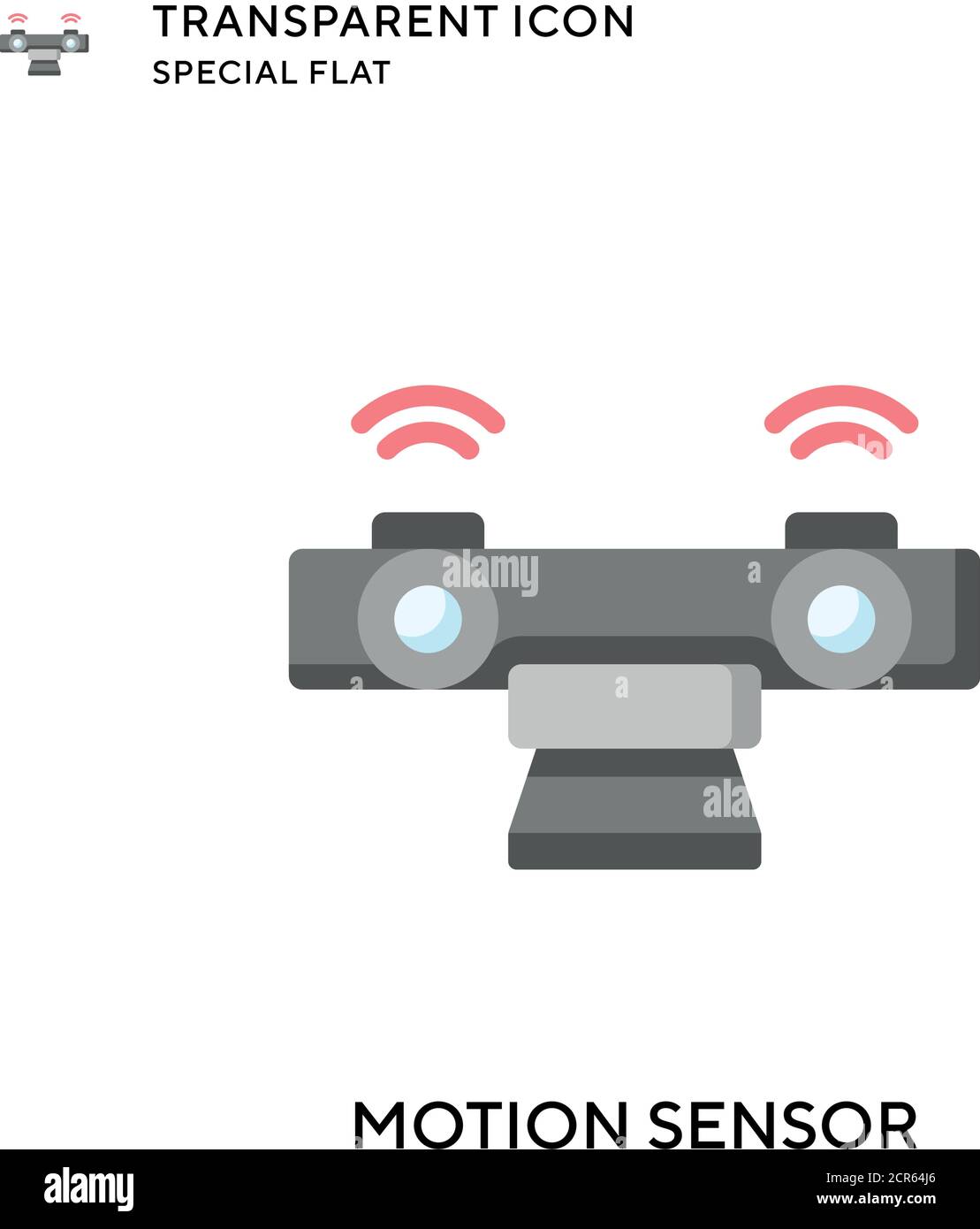 Motion sensor icon vector vectors hi-res stock photography and images ...