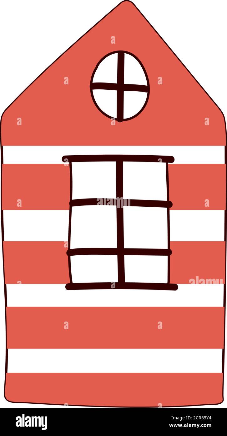 cottage rustic cartoon isolated design white background vector ...