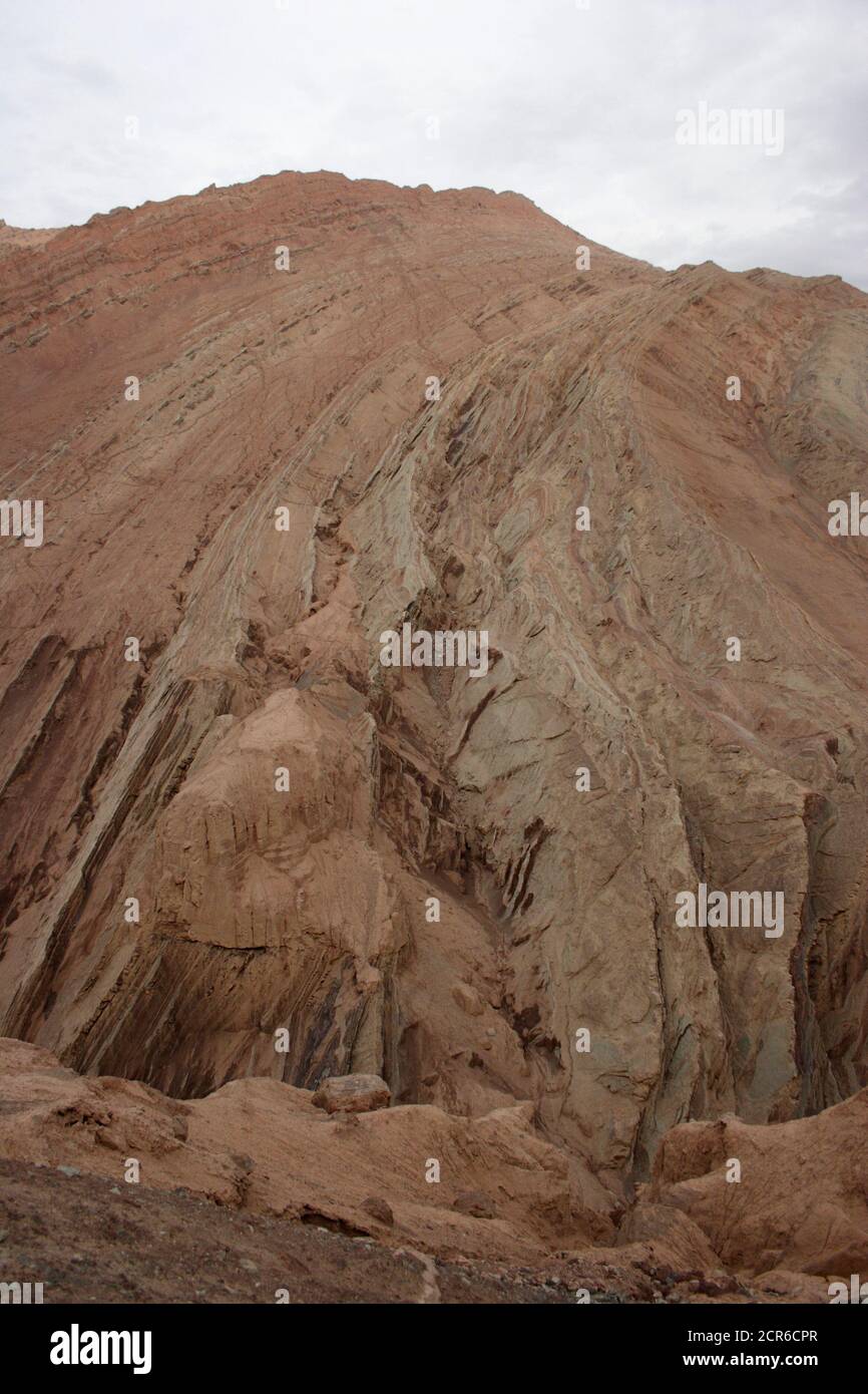 Flaming Mountains, near Bezeklik, Turpan, Xinjiang, China 12 May 2005 ...