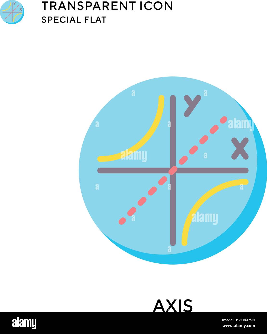 Axis vector icon. Flat style illustration. EPS 10 vector Stock Vector ...