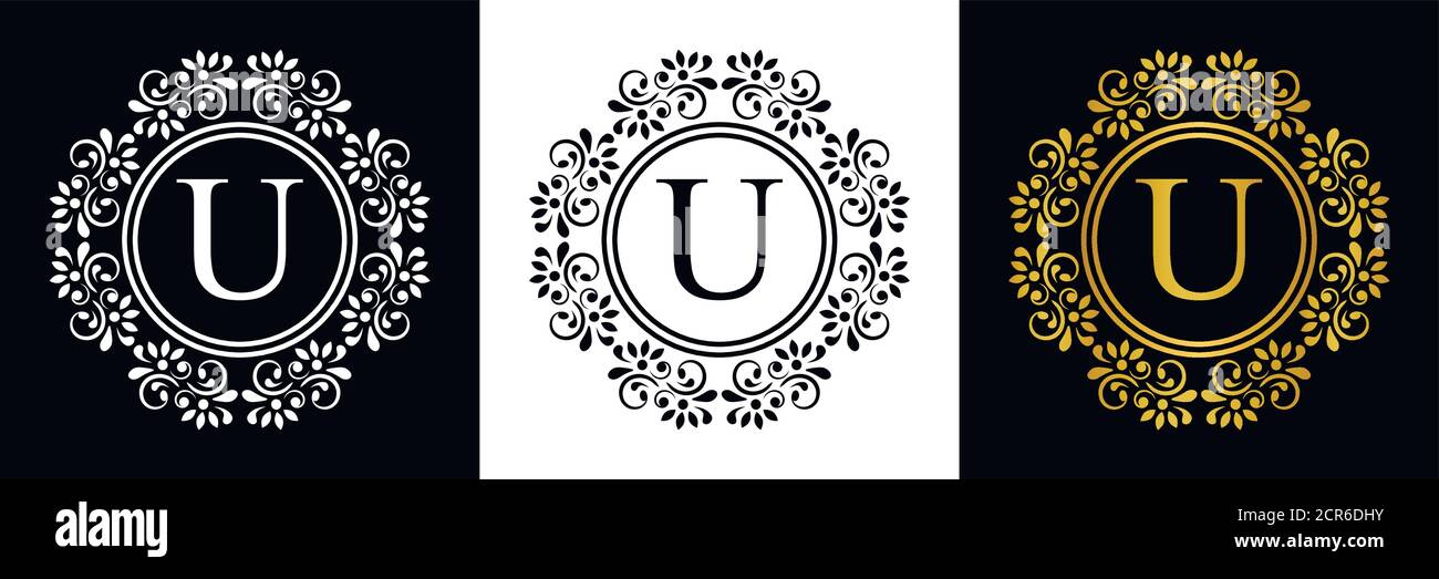 U Letter In Gold