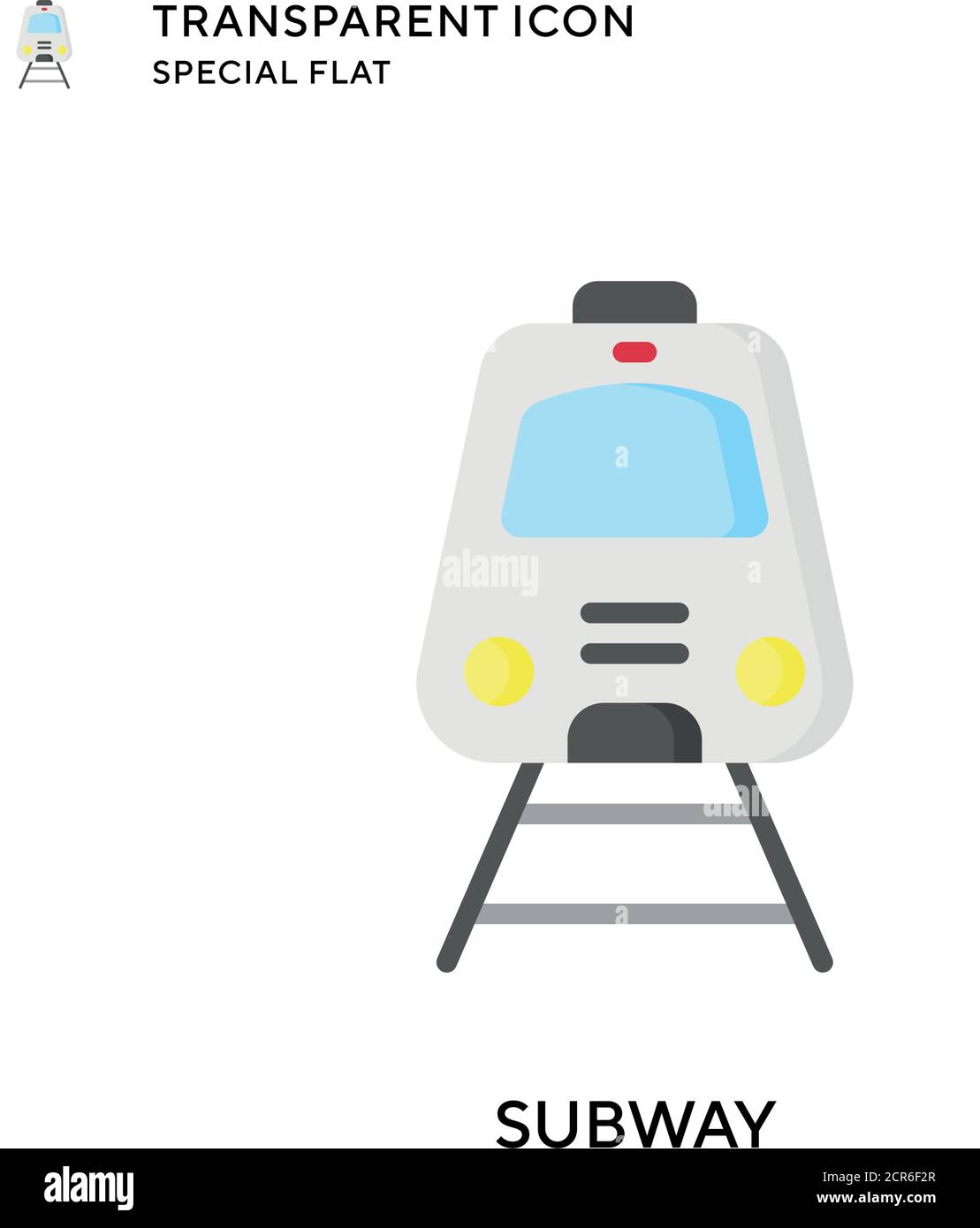 Subway vector icon. Flat style illustration. EPS 10 vector Stock Vector ...