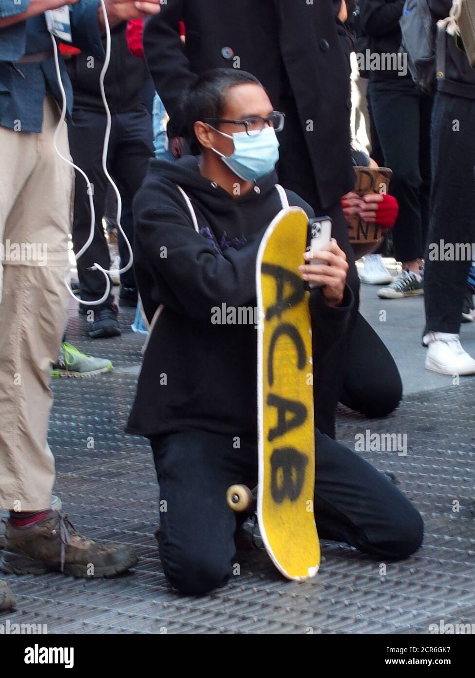 September 19, 2020, New York, New York, USA: Abolish I.C.E. protest at ...