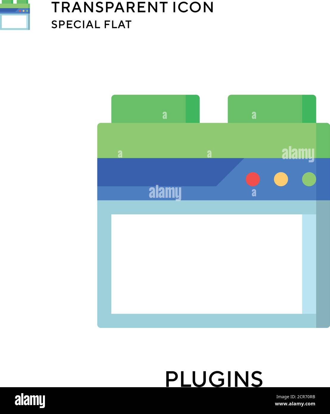 Plugins vector icon. Flat style illustration. EPS 10 vector Stock ...