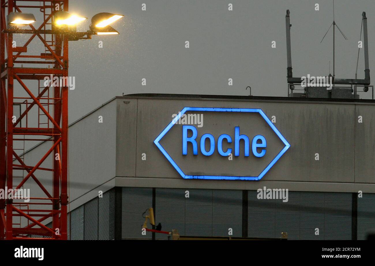 Logo swiss pharmaceutical company roche hi-res stock photography and ...
