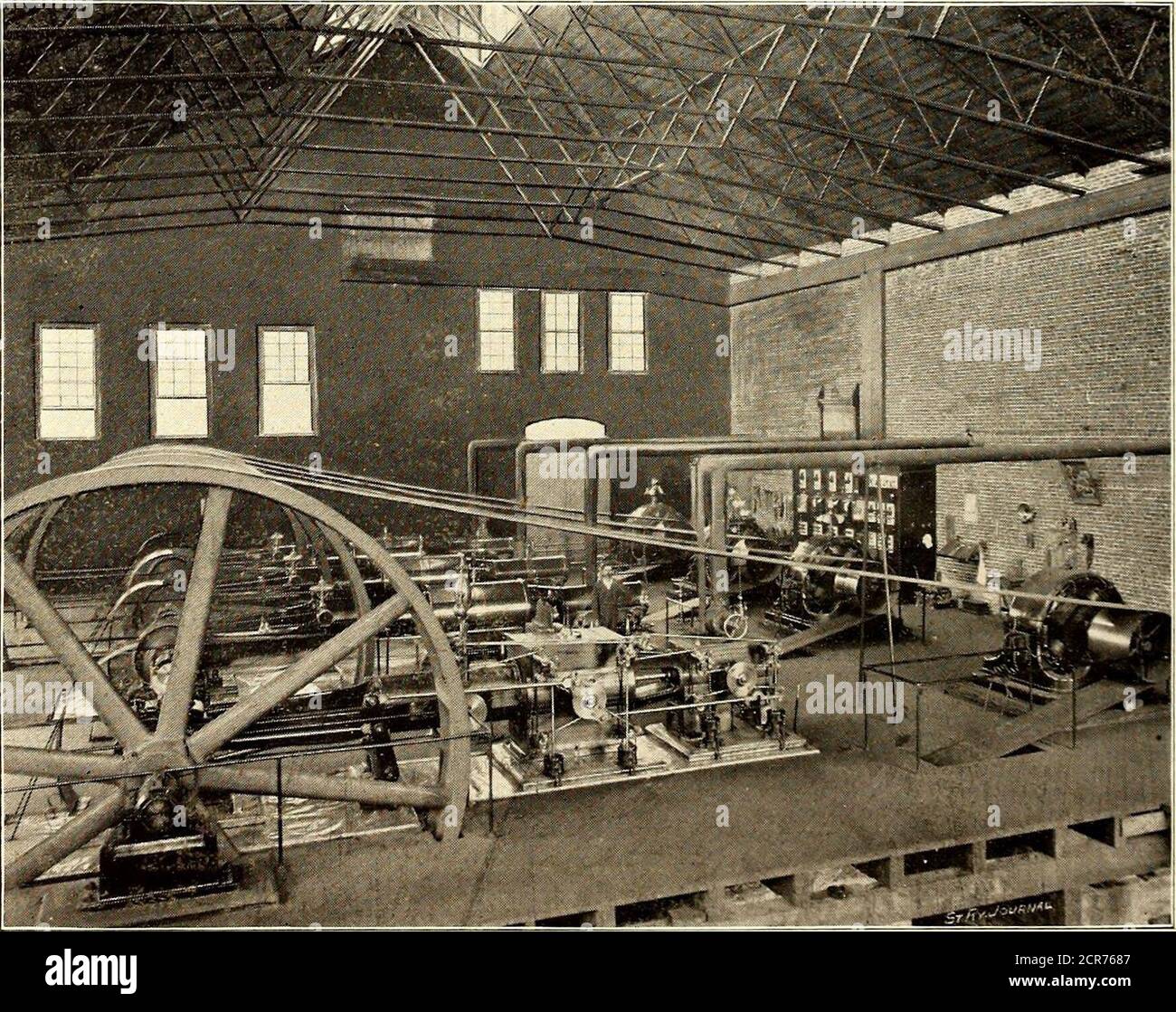 . The Street railway journal . e engine room 60 ft.X 100 ft. The ...
