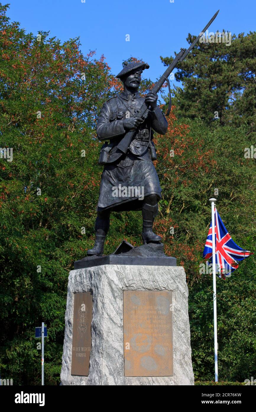 Black watch corner in ypres hi-res stock photography and images - Alamy
