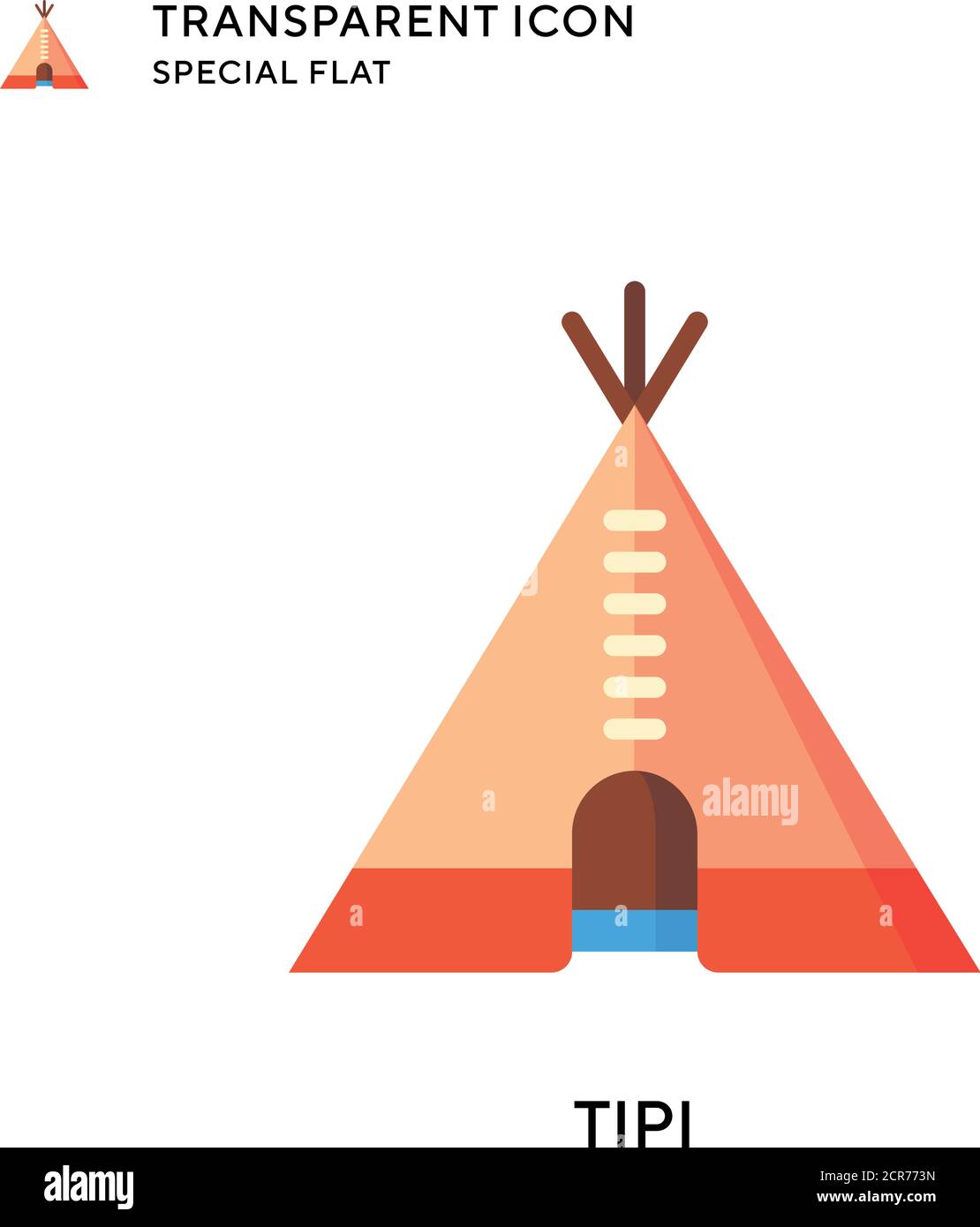 Tipi vector icon. Flat style illustration. EPS 10 vector Stock Vector ...