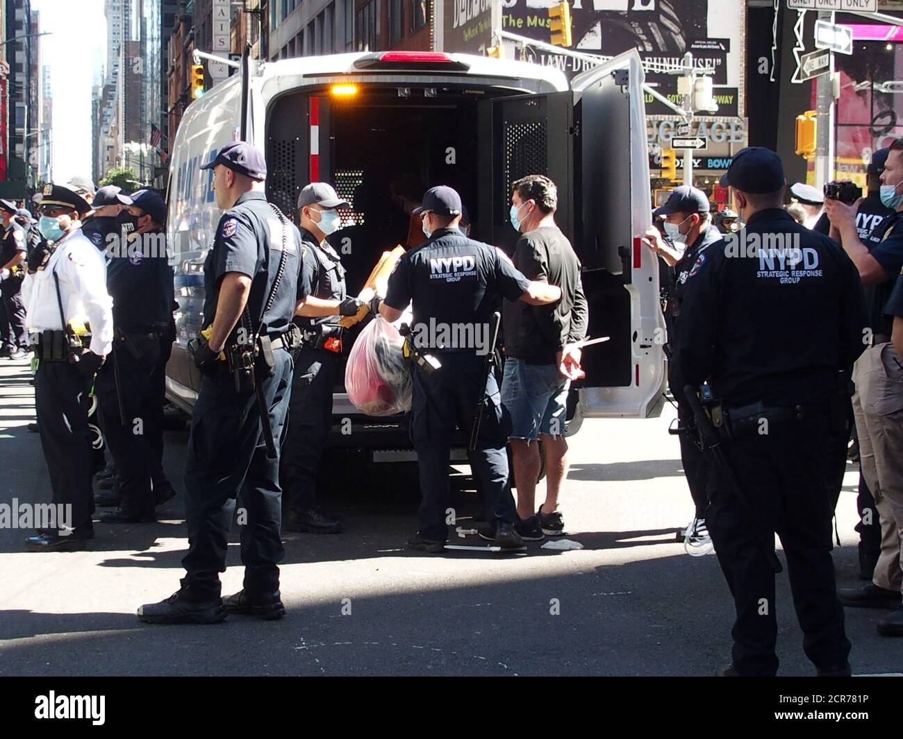 September 19, 2020, New York, New York, USA: Abolish I.C.E. protest at ...