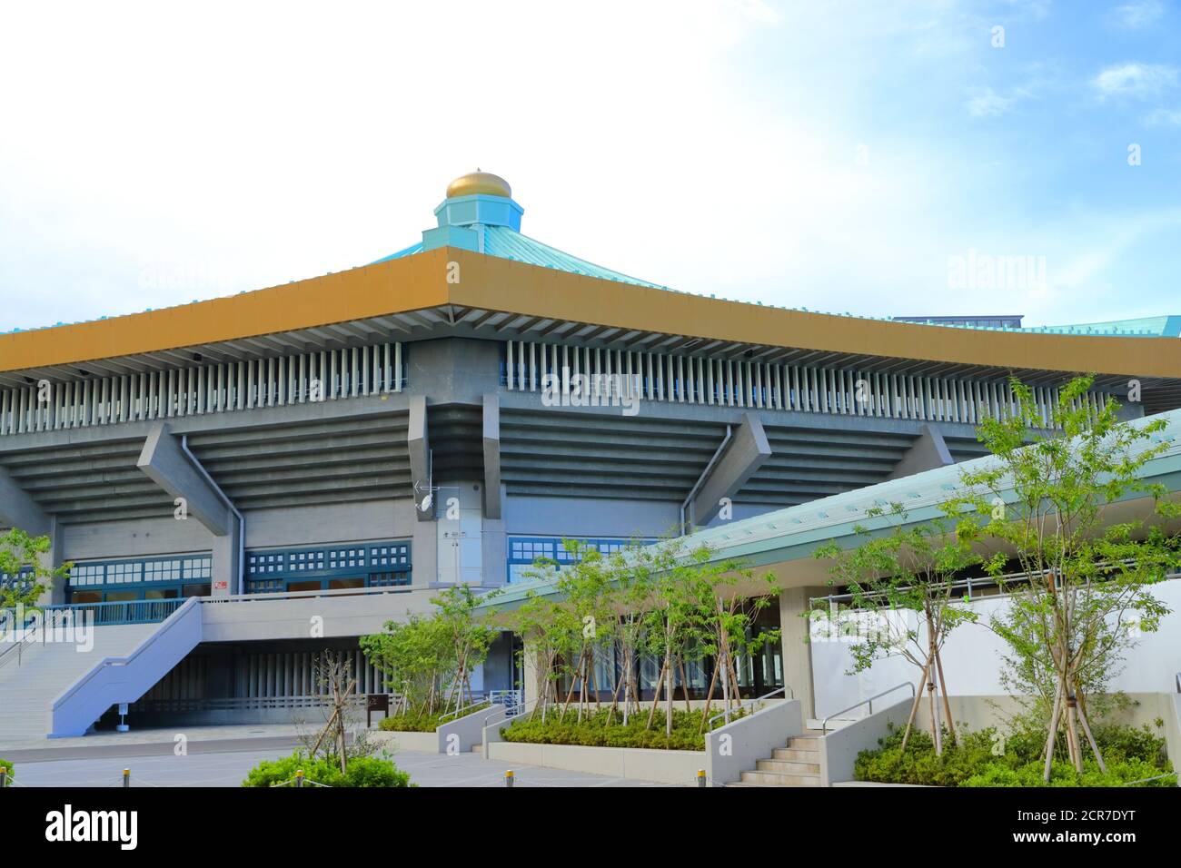 General view of Nippon Budokan, a venue for Judo and Karate at the ...