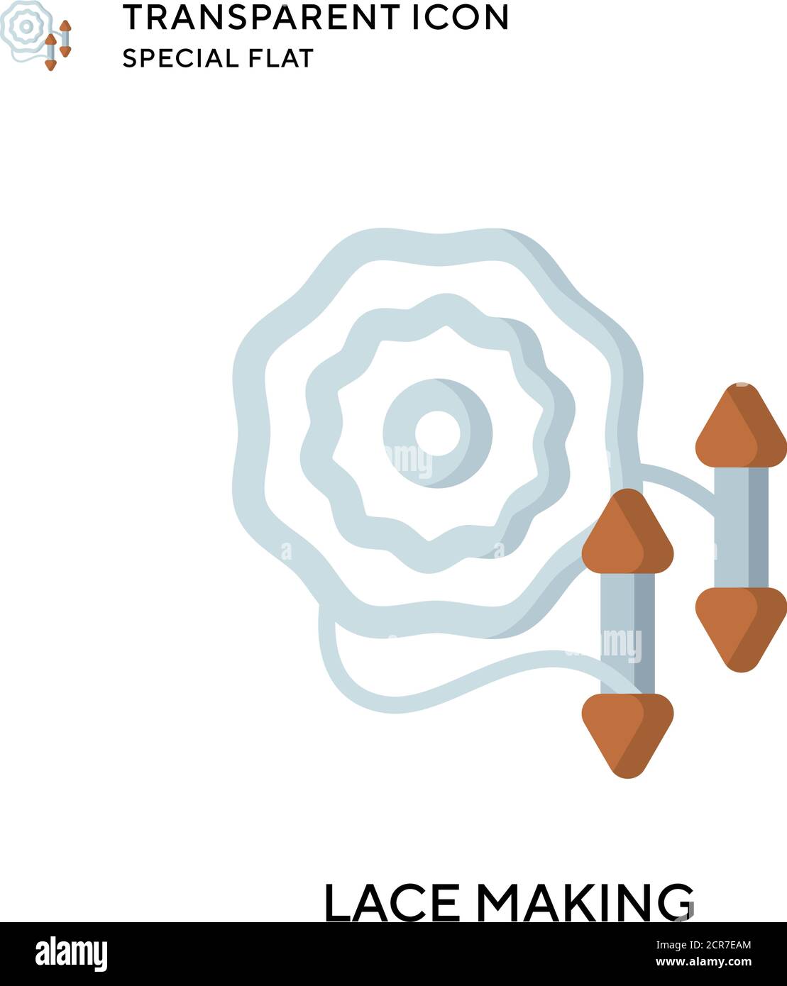 Bobbin lace maker Stock Vector Images - Alamy