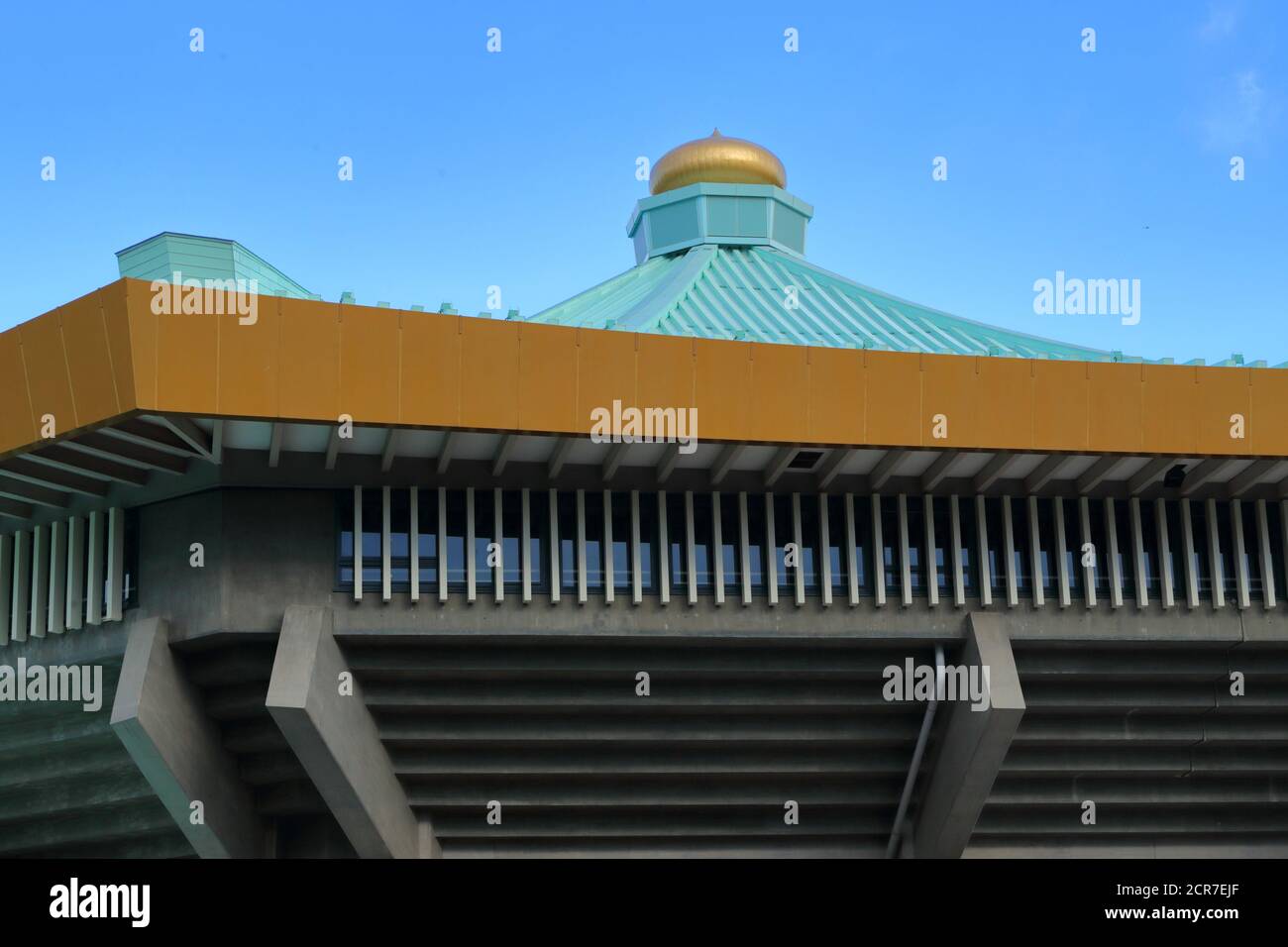 General view of Nippon Budokan, a venue for Judo and Karate at the ...